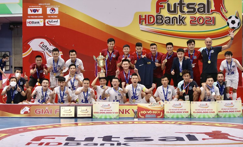 VFF - Finish the Futsal HDBank National Championship 2021: Thai Son Nam ...