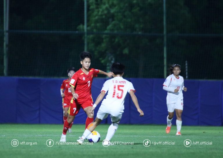 VFF - Vietnam women's national U17 football team advance to the quarter ...